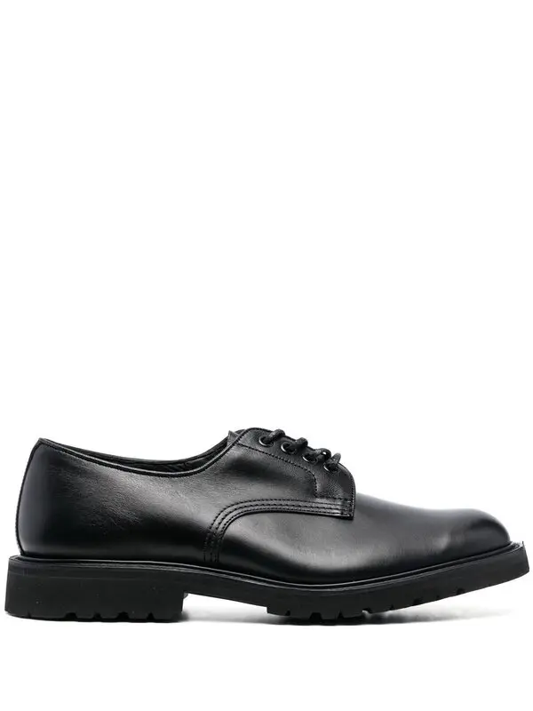 TRICKER'S Lace-up Leather Derby Shoes