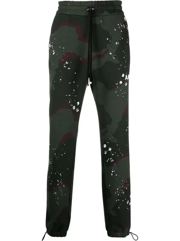 Amiri Camouflage-print Track Pants - Green