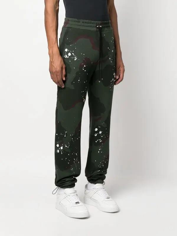 Amiri Camouflage-print Track Pants - Green