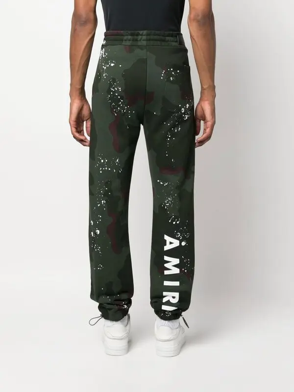Amiri Camouflage-print Track Pants - Green