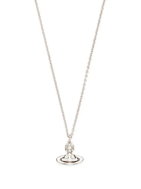VIVIENNE WESTWOOD Orb Pendant Chain Necklace - Silver