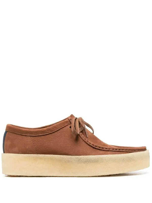 Clarks Wallabee Cup Derby Shoes - Brown
