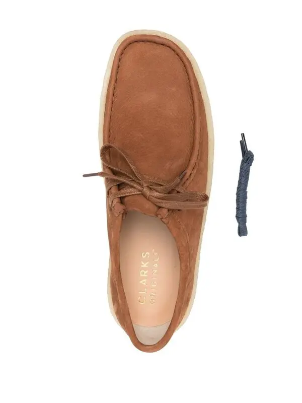 Clarks Wallabee Cup Derby Shoes - Brown
