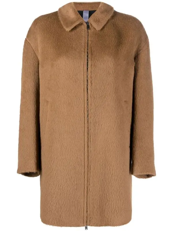 HEVO Zip-up Collared Coat