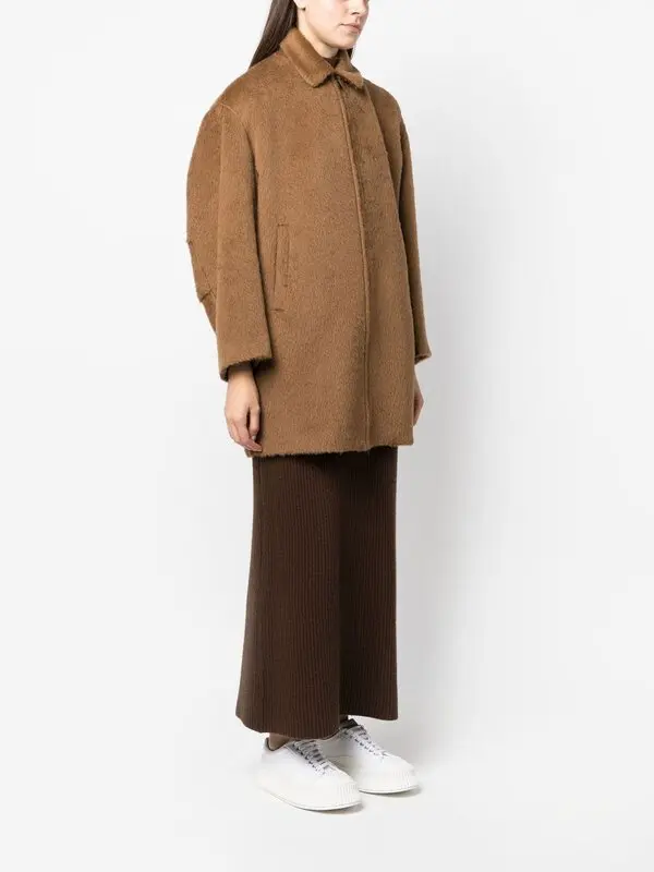 HEVO Zip-up Collared Coat