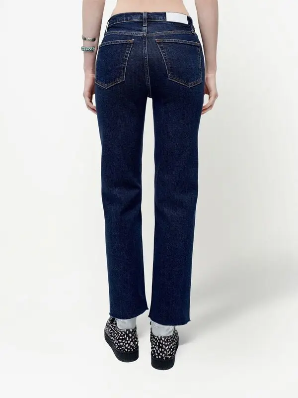 RE/DONE 70s Stove Pipe Mid-rise Jeans