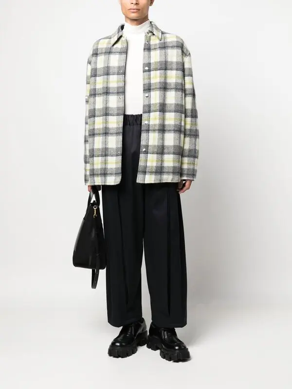 JIL SANDER Checked Shirt Jacket