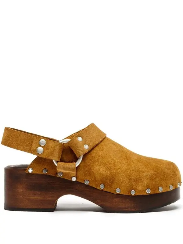 RE/DONE Suede Mules