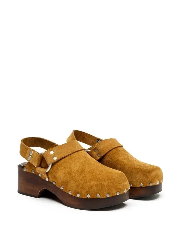 RE/DONE Suede Mules