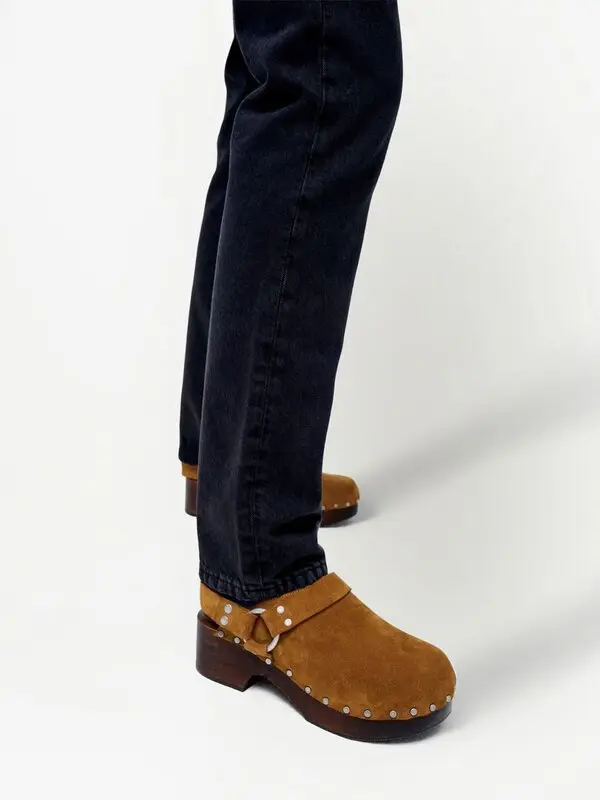 RE/DONE Suede Mules