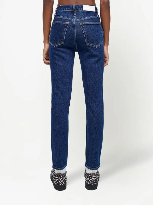 RE/DONE High-rise Ankle-length Jeans