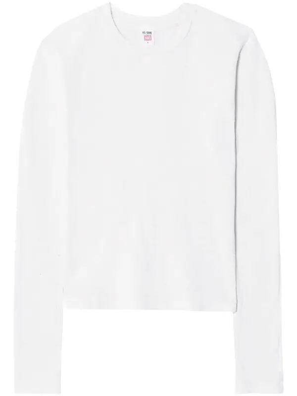 RE/DONE 90s Baby Long-sleeve T-shirt - White