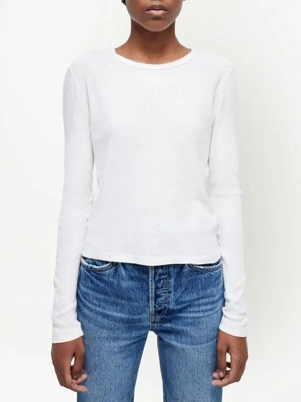 RE/DONE 90s Baby Long-sleeve T-shirt - White
