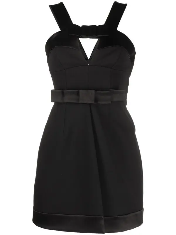 JIL SANDER Bow-detail Mini Dress