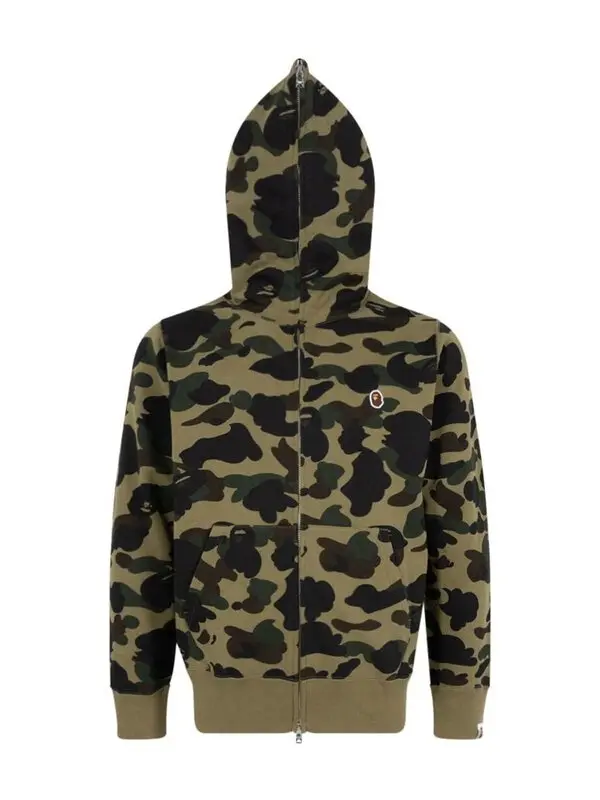 A BATHING APE 1st Camo One Point Full-zip Hoodie