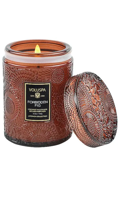 Voluspa Small Jar Candle In Metallic Bronze
