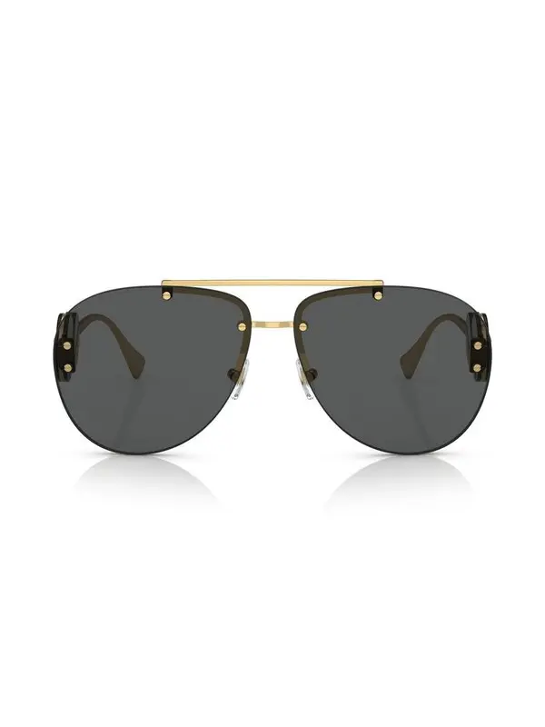 Versace Medusa Head Pilot-frame Sunglasses