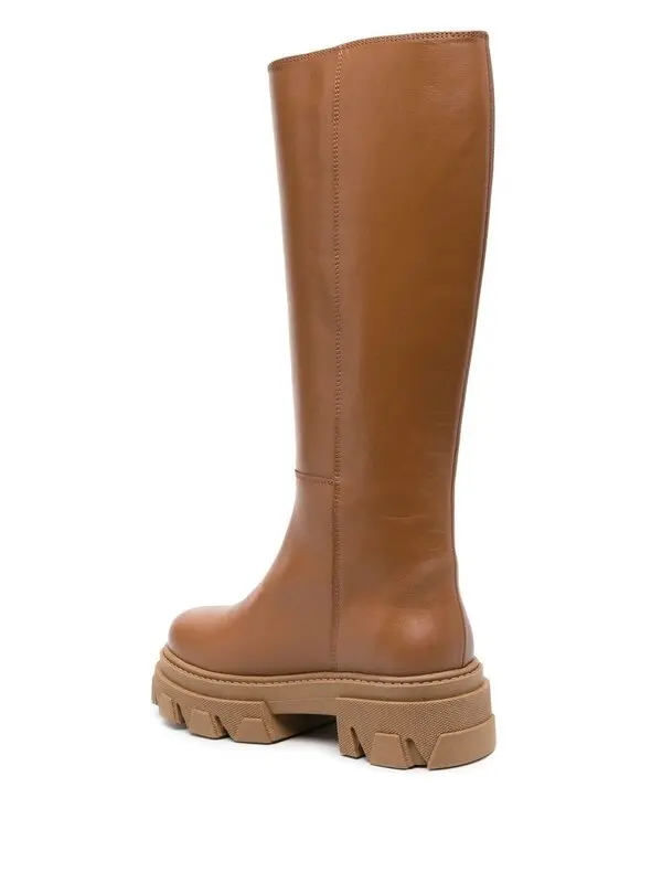ALOHAS Katiuska Leather Knee-high Boots