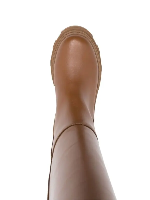 ALOHAS Katiuska Leather Knee-high Boots