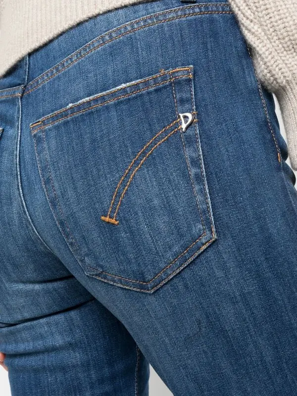 DONDUP Slim-cut Cropped Jeans