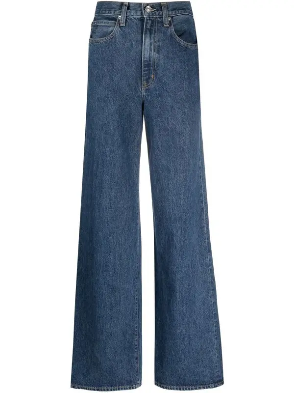 SLVRLAKE Eva High-rise Super Wide-leg Jeans