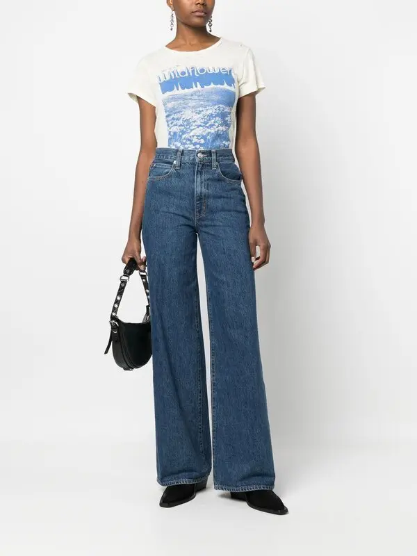 SLVRLAKE Eva High-rise Super Wide-leg Jeans