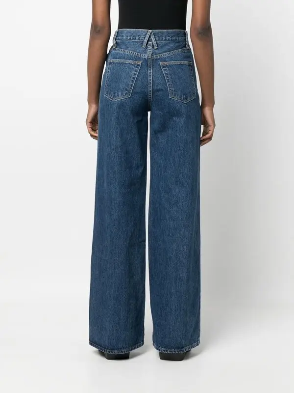 SLVRLAKE Eva High-rise Super Wide-leg Jeans