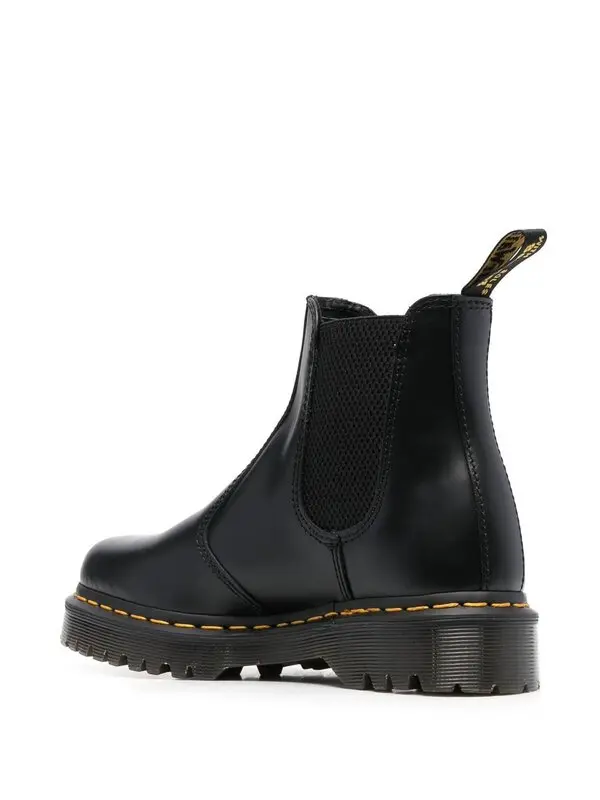 Dr. Martens Leather Round-toe Boots - Black