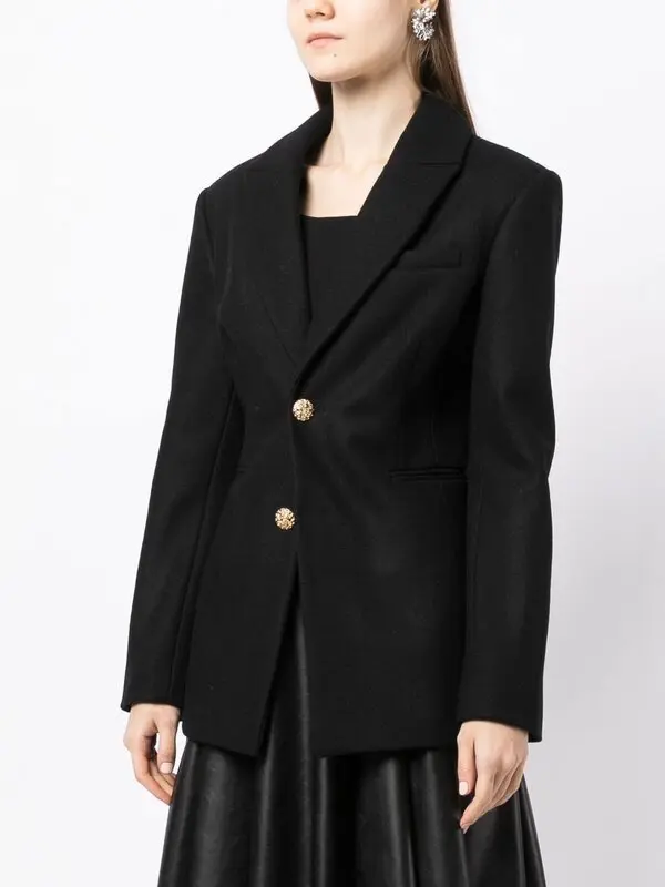ANOUKI Single-breasted Wool Blazer