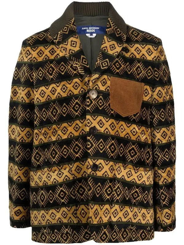 Junya Watanabe Patch-pocket Printed Jacket
