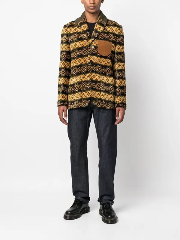 Junya Watanabe Patch-pocket Printed Jacket