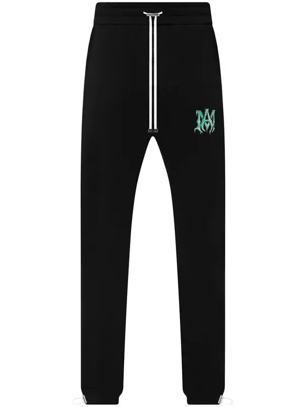 Amiri Logo-motif Organic Cotton Track Pants