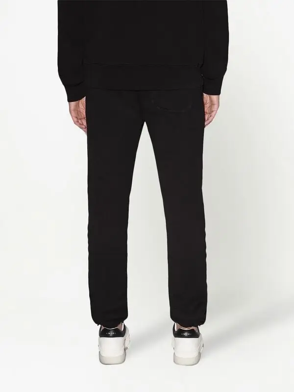 Amiri Logo-motif Organic Cotton Track Pants