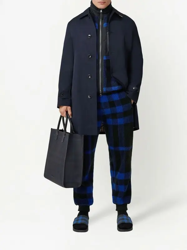 Burberry The Mid-length Paddington Heritage Car Coat - Blue