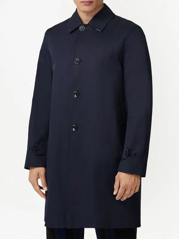 Burberry The Mid-length Paddington Heritage Car Coat - Blue