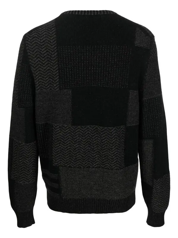 BILLIONAIRE Knit Jumper With Logo Patch