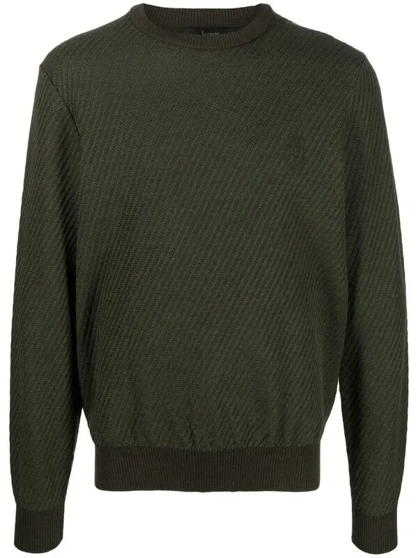 BILLIONAIRE Round-neck Knit Jumper - Green