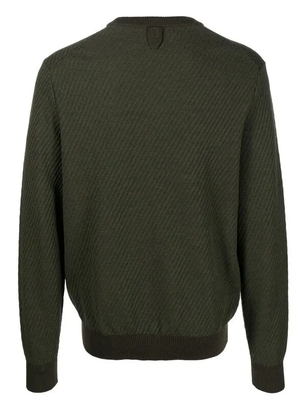 BILLIONAIRE Round-neck Knit Jumper - Green