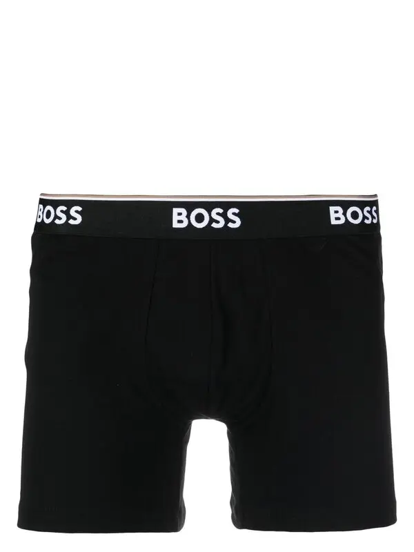 BOSS Pack Of Three Logo-waistband Boxer Briefs