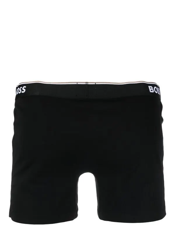 BOSS Pack Of Three Logo-waistband Boxer Briefs