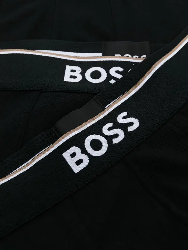BOSS Pack Of Three Logo-waistband Boxer Briefs