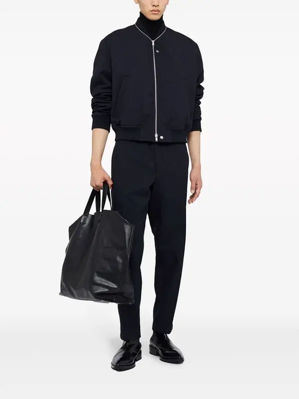 JIL SANDER Zip-up Bomber Jacket - Blue