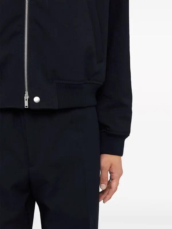 JIL SANDER Zip-up Bomber Jacket - Blue