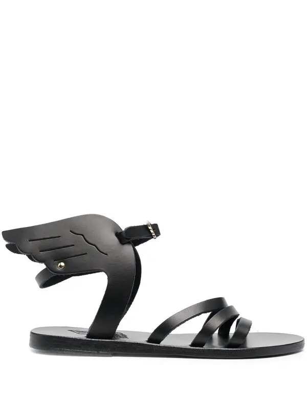 ANCIENT GREEK SANDALS Wing Sandals - Black