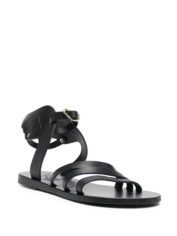 ANCIENT GREEK SANDALS Wing Sandals - Black