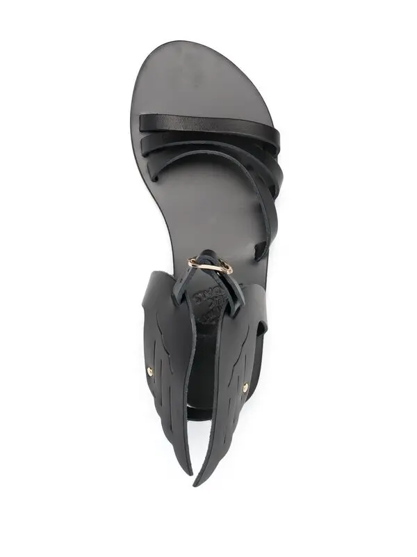 ANCIENT GREEK SANDALS Wing Sandals - Black