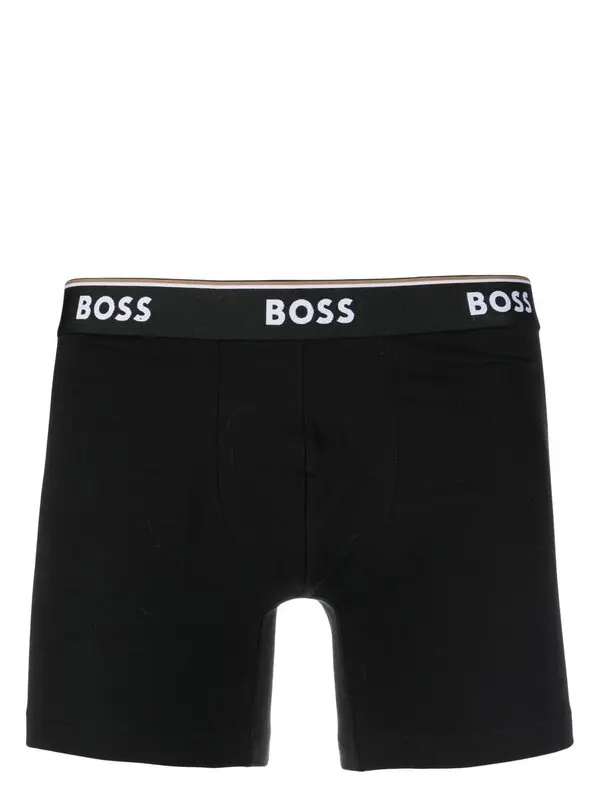 BOSS Pack Of Three Logo-waistband Boxer Briefs