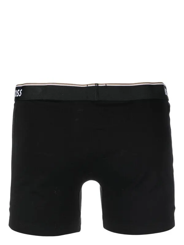 BOSS Pack Of Three Logo-waistband Boxer Briefs