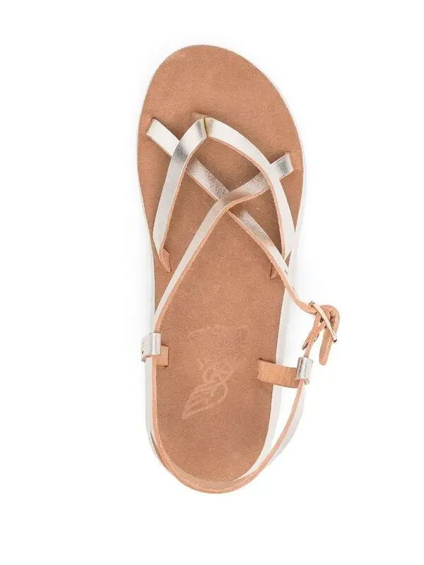 ANCIENT GREEK SANDALS Crossover-strap Leather Sandals