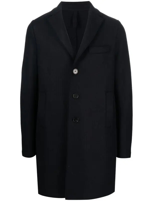 Harris Wharf London Single-breasted Cashmere Coat